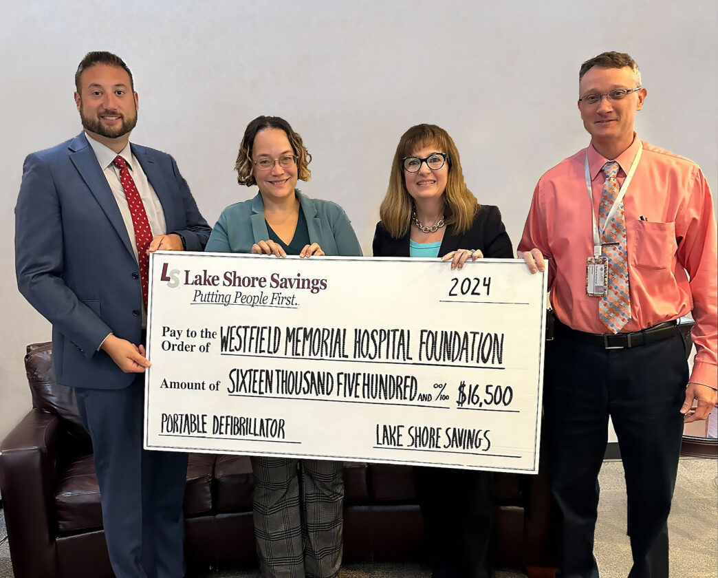 Lake Shore Savings Bank Contributes To AHN Westfield Hospital | News ...